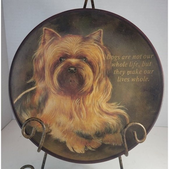 Accents | Yorkshire Terrier Plate Dogs Are Not Our Whole Life But Make ...